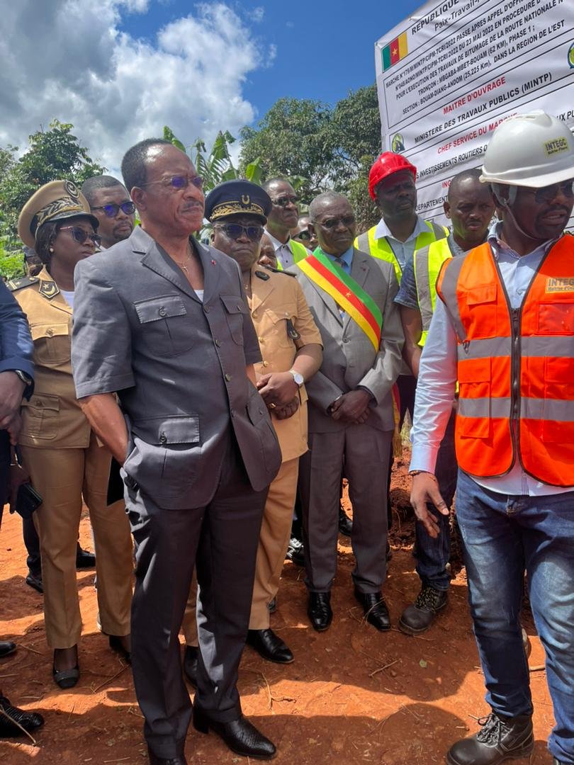 Route Bouam-Diang-Andom: Le MINTP constate une défaillance du ...